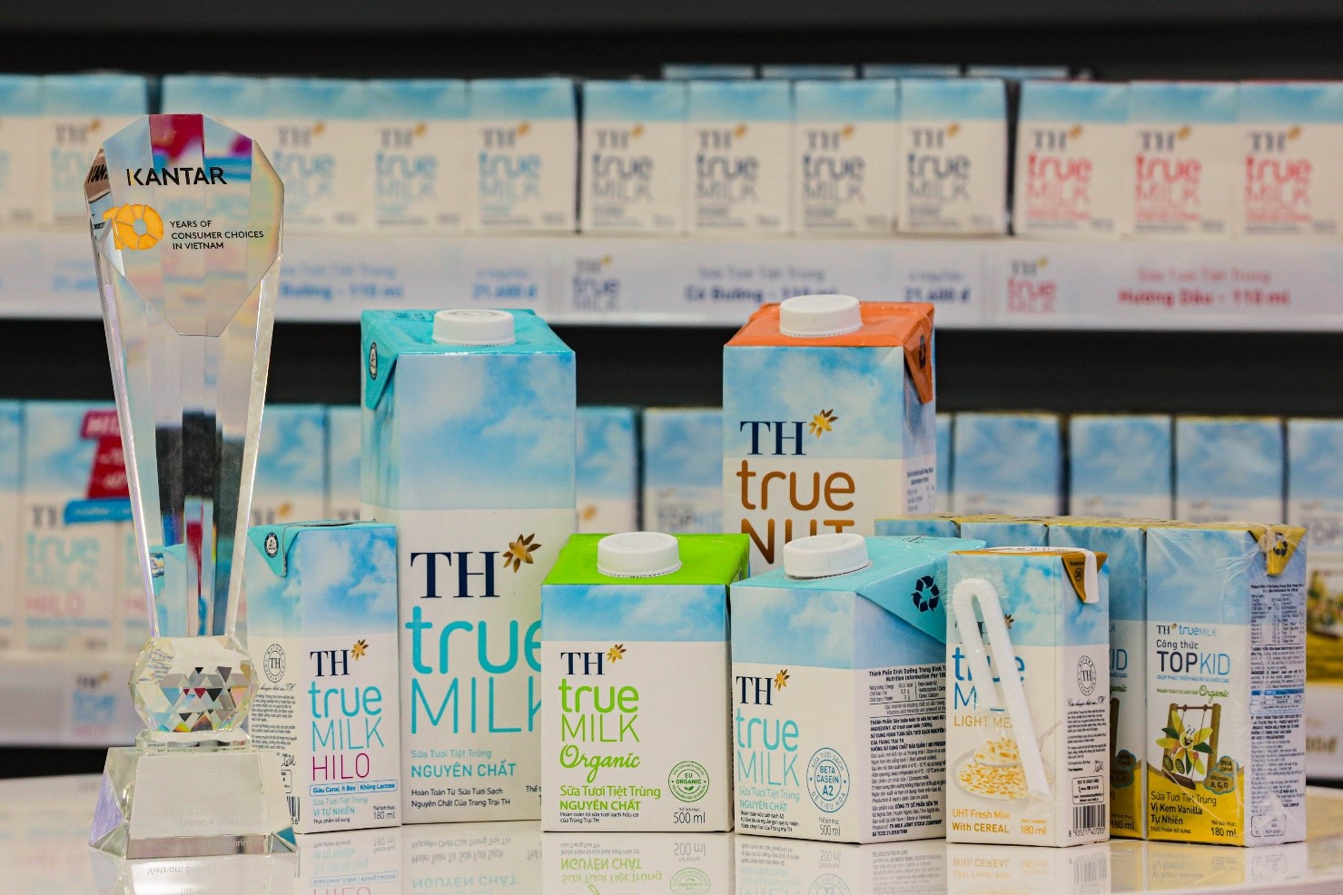 TH true MILK lọt Top 2 Thương hiệu sữa được người tiêu dùng lựa chọn ...