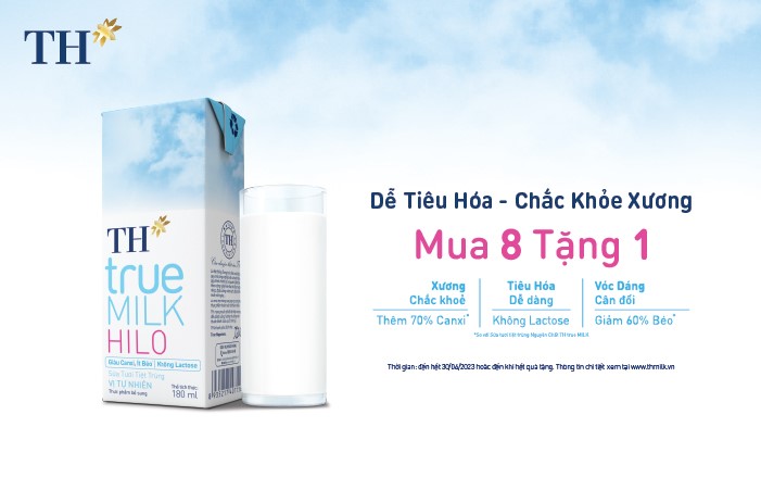 TH true MILK HILO: Sữa giàu canxi, ít béo từ trang trại đạt kỷ lục thế giới - DNTT online