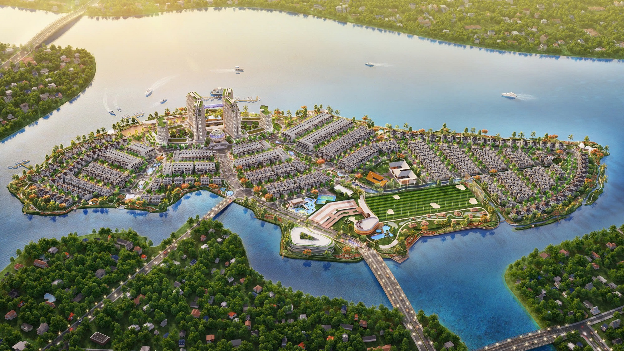 Đồng Nai: Đảo Kim Quy được cấp phép xây dựng Trung tâm thương mại ...